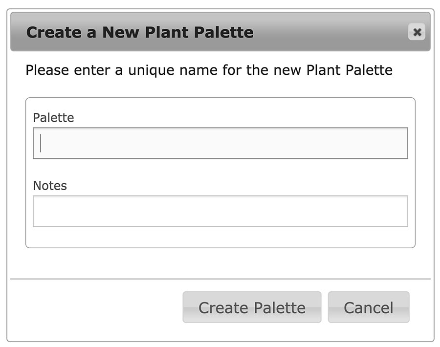 Using Plant Palettes - PlantMaster for College Instructors